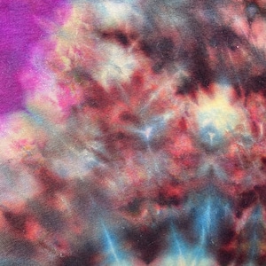 Medium READY TO SHIP Reverse Ice Dye Tie Dye Triple Spiral Short Sleeve ...
