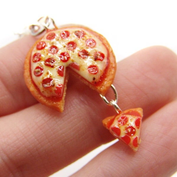 Pizza Charm - Etsy