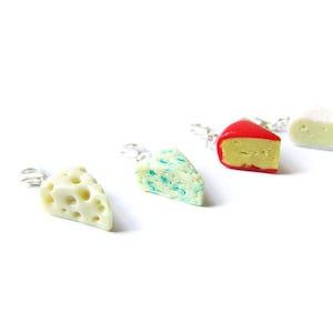 Cheese Platter Charm Collection, Polymer Clay Cheese Charm, Cheese ...