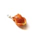 Thanksgiving Turkey Charm, Roast Turkey Pendant, Miniature Food Jewelry ...