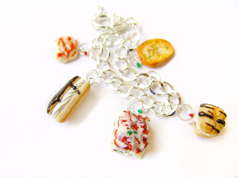 Eclair Charm Miniature Food Jewelry Italien Food Dessert - Etsy