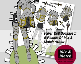 Knight Doll Armor - Etsy