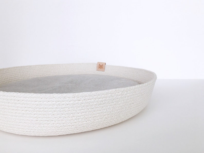 Rope Pet Bed in Beige Minimal Modern Cat Bed - Etsy