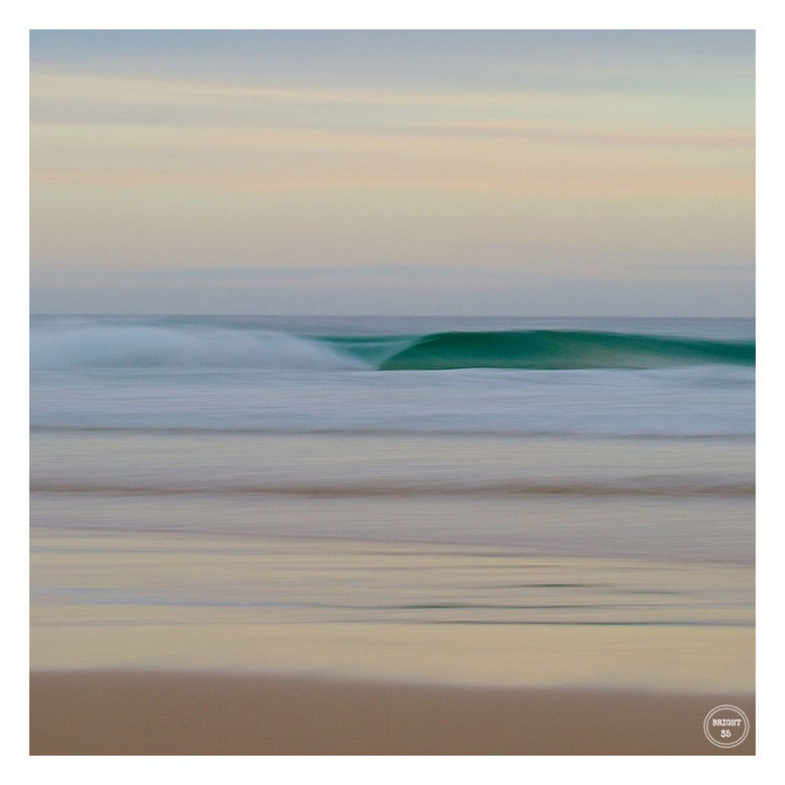 Abstract Beach Photography, Pastel Clouds Waves Beach Print, Home Decor ...