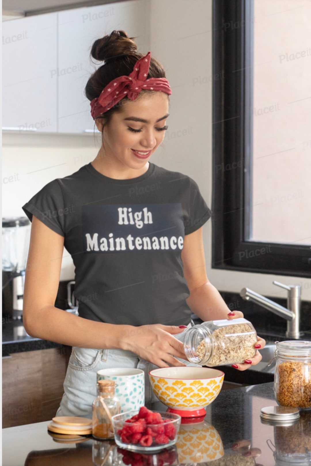 T-shirt High Maintenance - Etsy