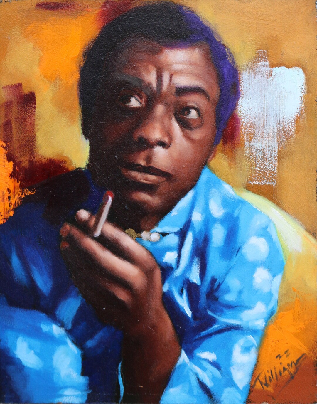 James Baldwin Giclée Print | African American Wall Art | Black Art ...