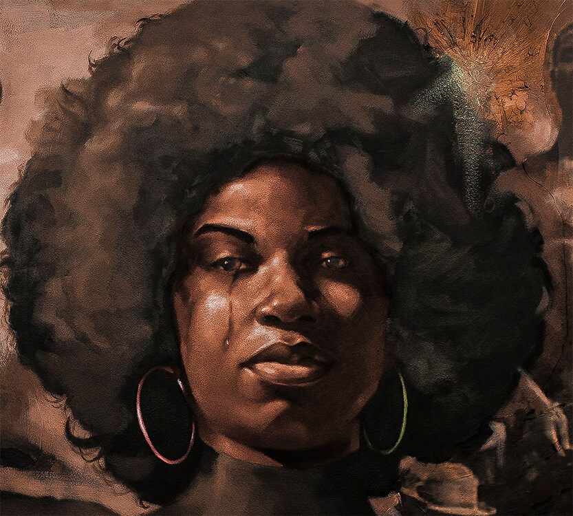 To Be Conscious CANVAS Africa American Art Africa American Canvas Art ...