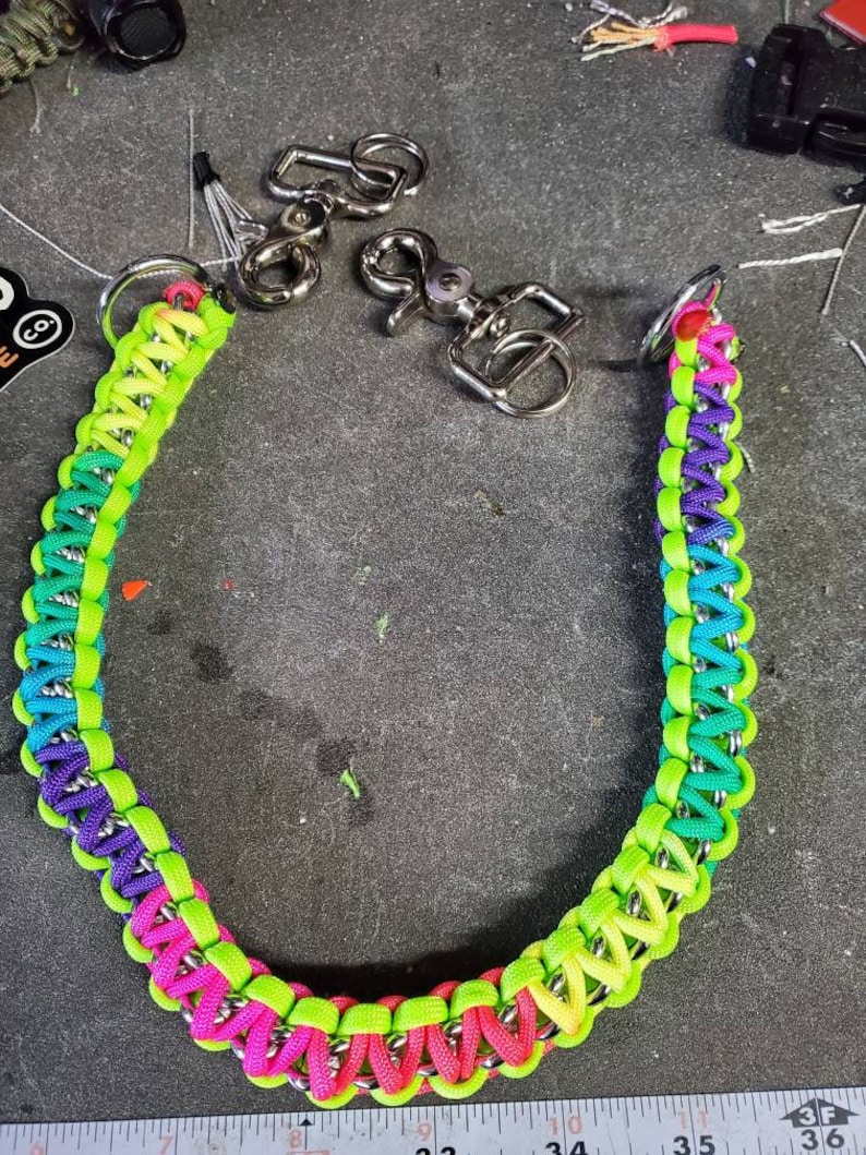 Paracord Wrapped BOP Chains/corrections Lanyard/dog Choke Collar - Etsy
