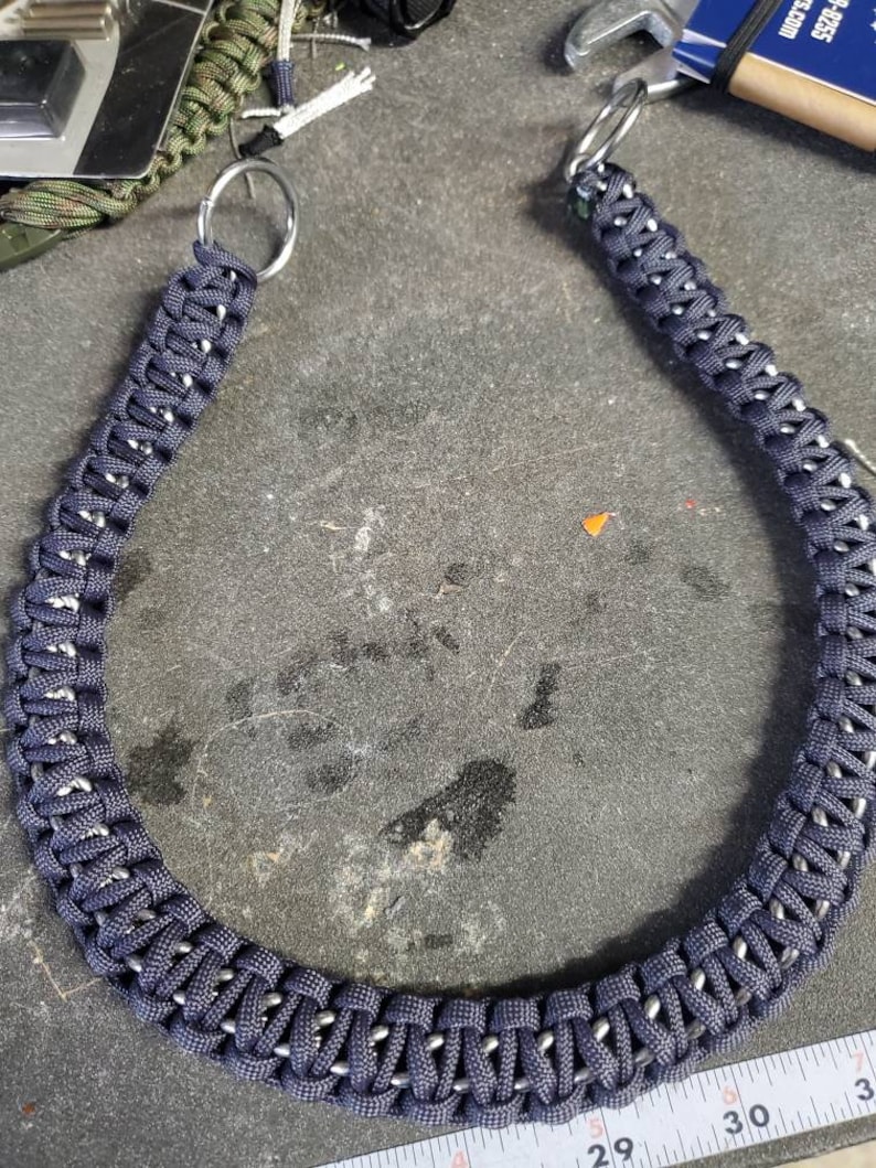 Paracord Wrapped BOP Chains/corrections Lanyard/dog Choke - Etsy
