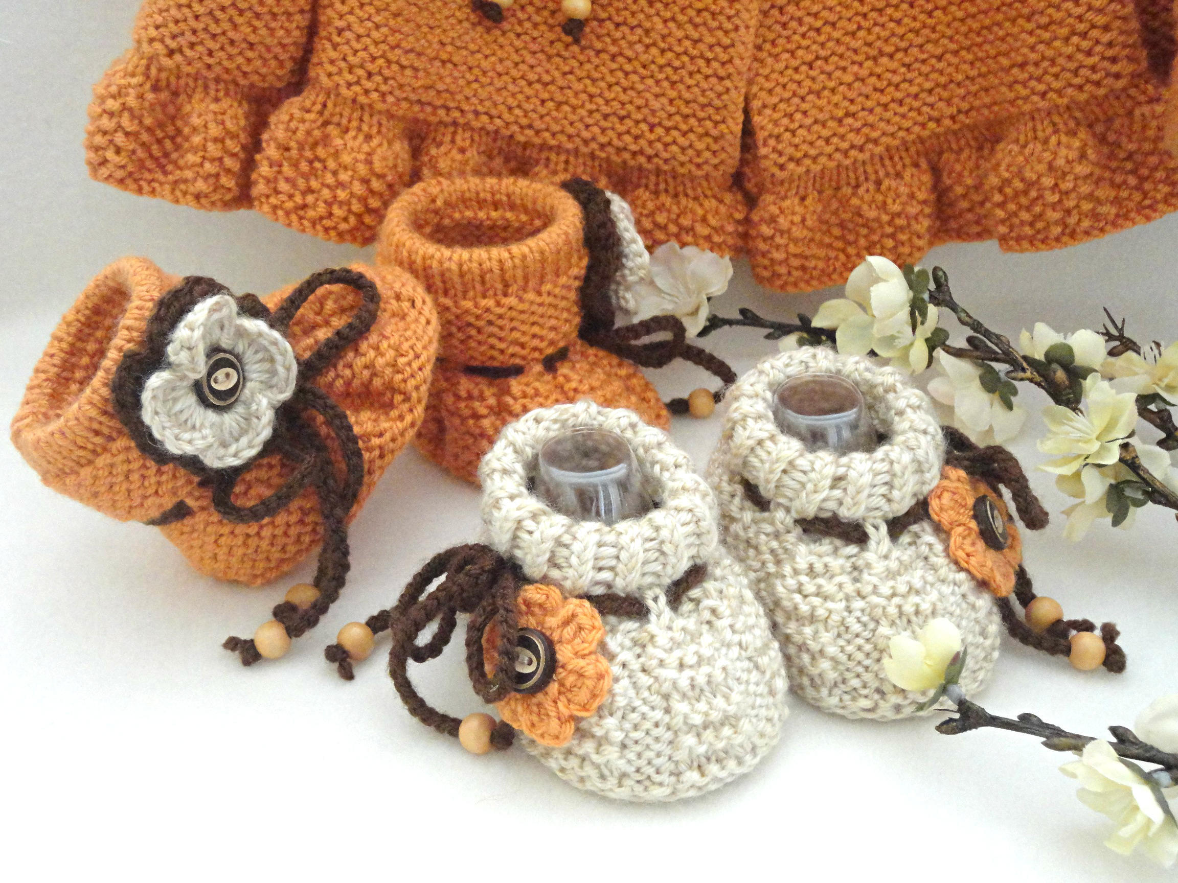 Knitting PATTERN Baby Booties Baby Shoes Patterns Knit Baby - Etsy Canada