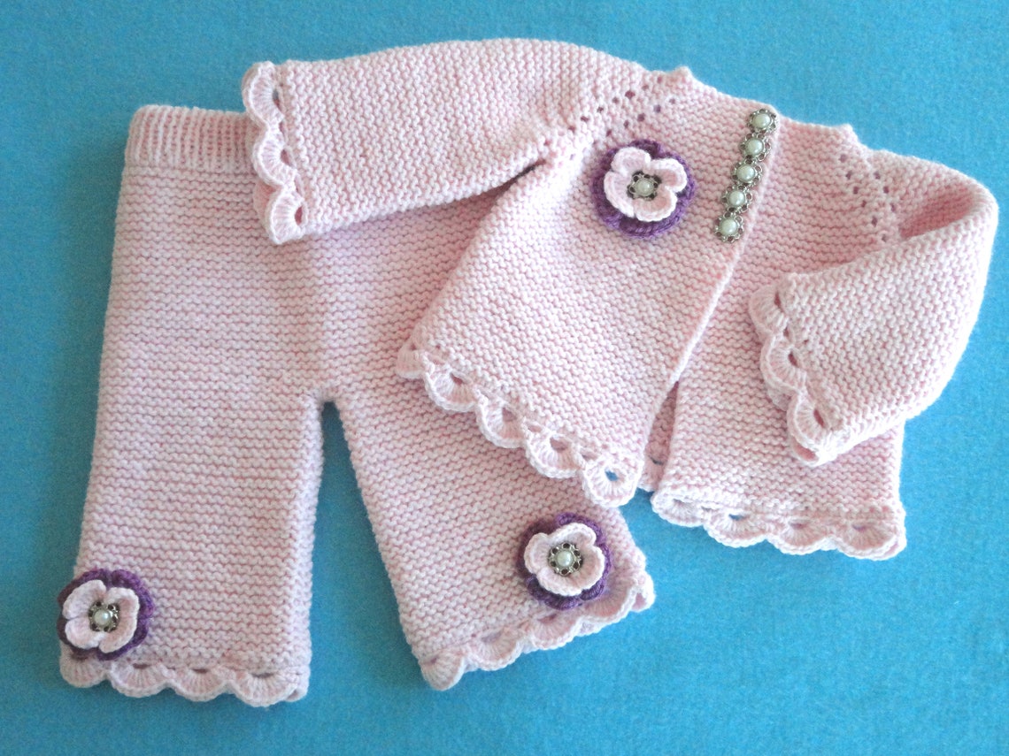Knitting PATTERN Baby Pants Knitted Baby Pants Pattern Baby | Etsy
