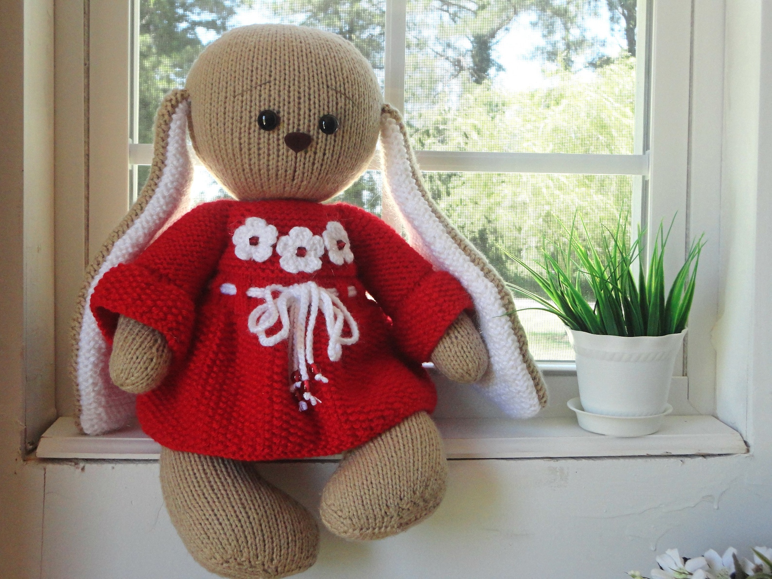 Knitting PATTERN Bunny Rabbit Toy Animal Pattern Knitted Bunny - Etsy