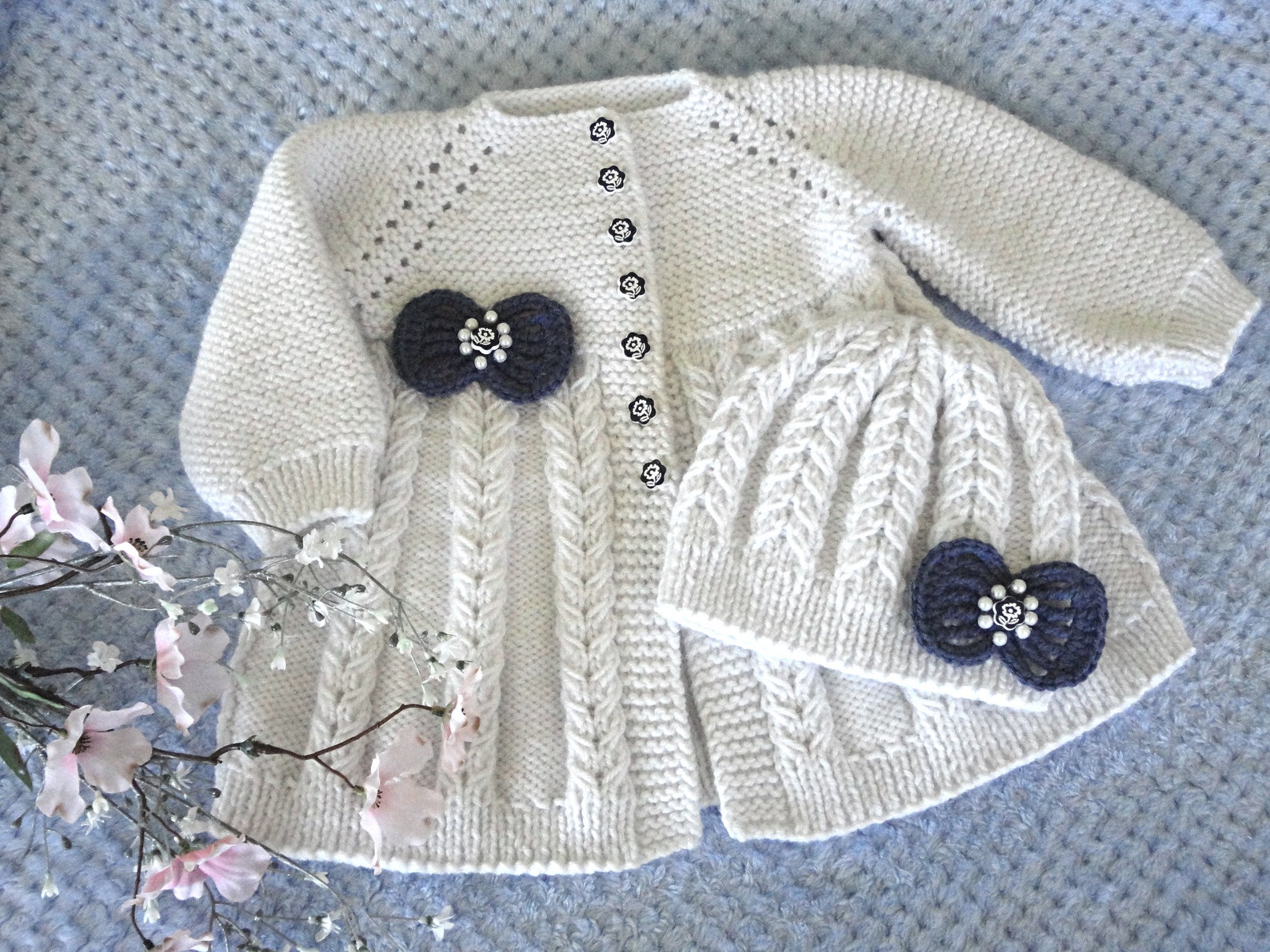 Knitting PATTERN Baby Jacket Knitted Baby Cardigan Knitted | Etsy