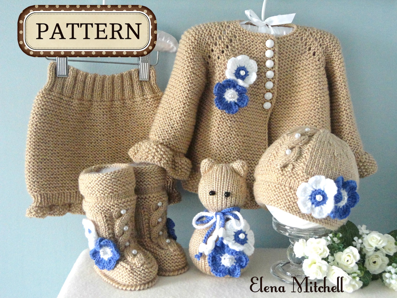 Knitting PATTERN Baby Jacket Baby Cardigan Baby Hat Baby Shoes - Etsy