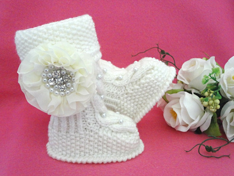 Knitting Pattern Baby Booties Baby Shoes Baby Uggs Knit Baby - Etsy