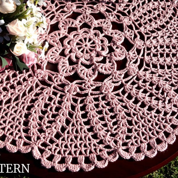 Crochet Table Topper - Etsy