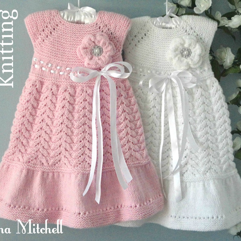 Knit Baby Dress Pattern - Etsy