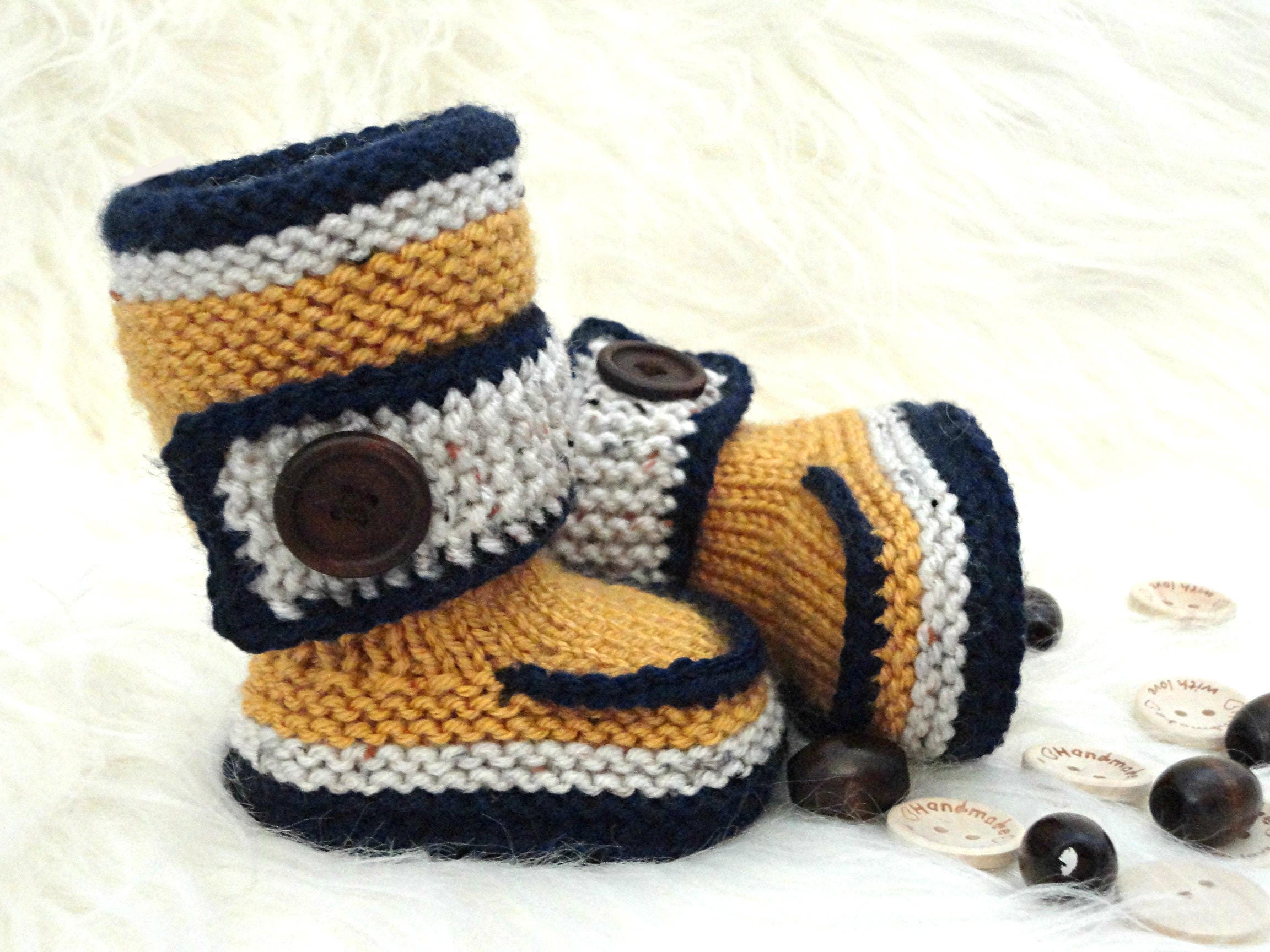 Knitting PATTERN Baby Set Baby Shoes Baby Uggs Pattern Knitted - Etsy
