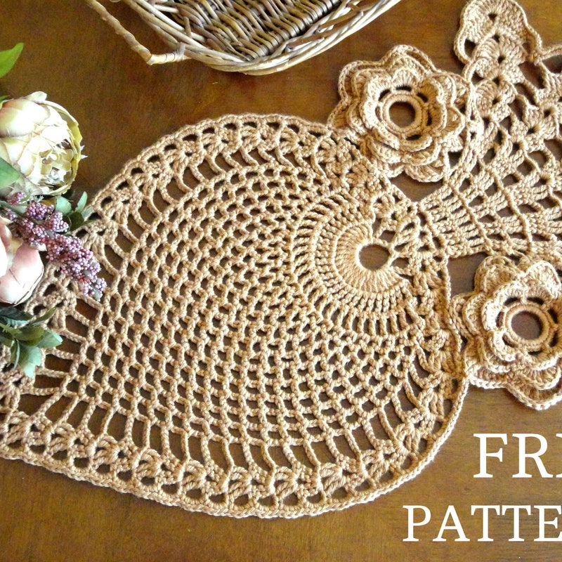Crochet Table Mat - Etsy