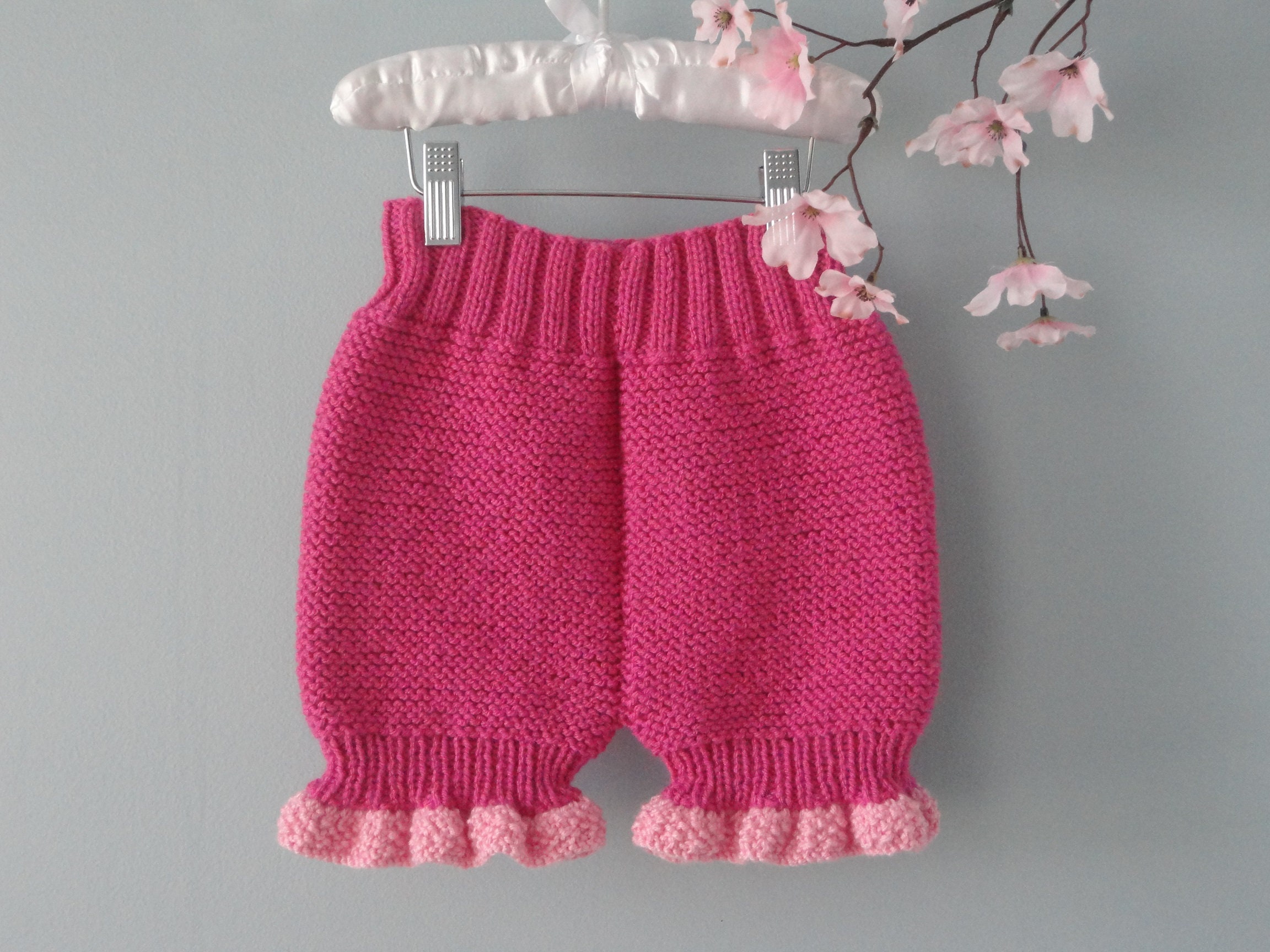 Knitting PATTERN Diaper Cover Knitted Baby Bloomers Baby Pants - Etsy