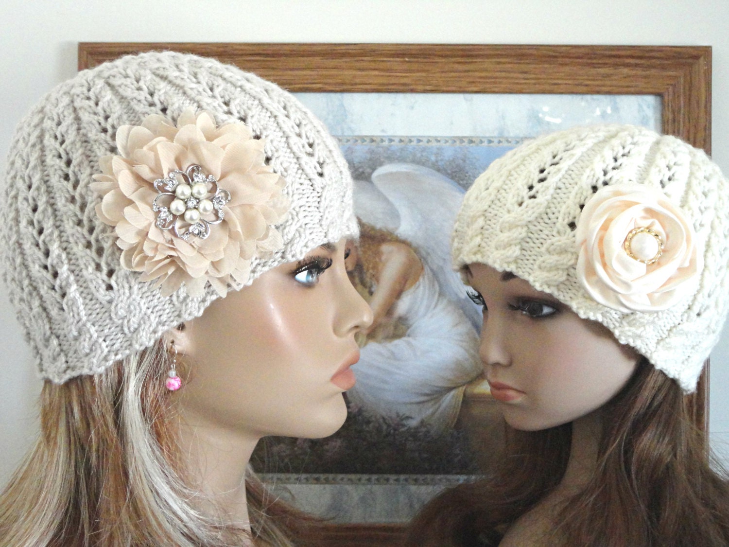 Knitting PATTERN Girls Beanie Women Hat Children Hat Knit - Etsy