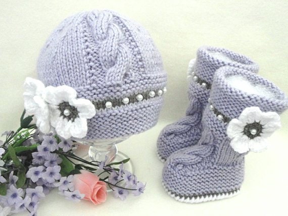 Knitting PATTERN Baby Booties Baby Shoes Patterns Knit Baby - Etsy