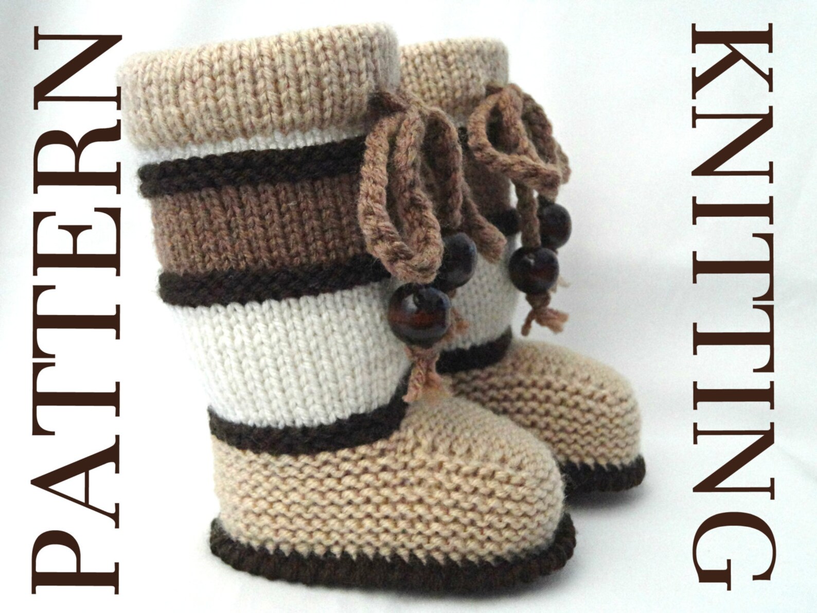Knitting PATTERN Baby Booties PATTERN Knit Baby Shoes Baby Boy | Etsy