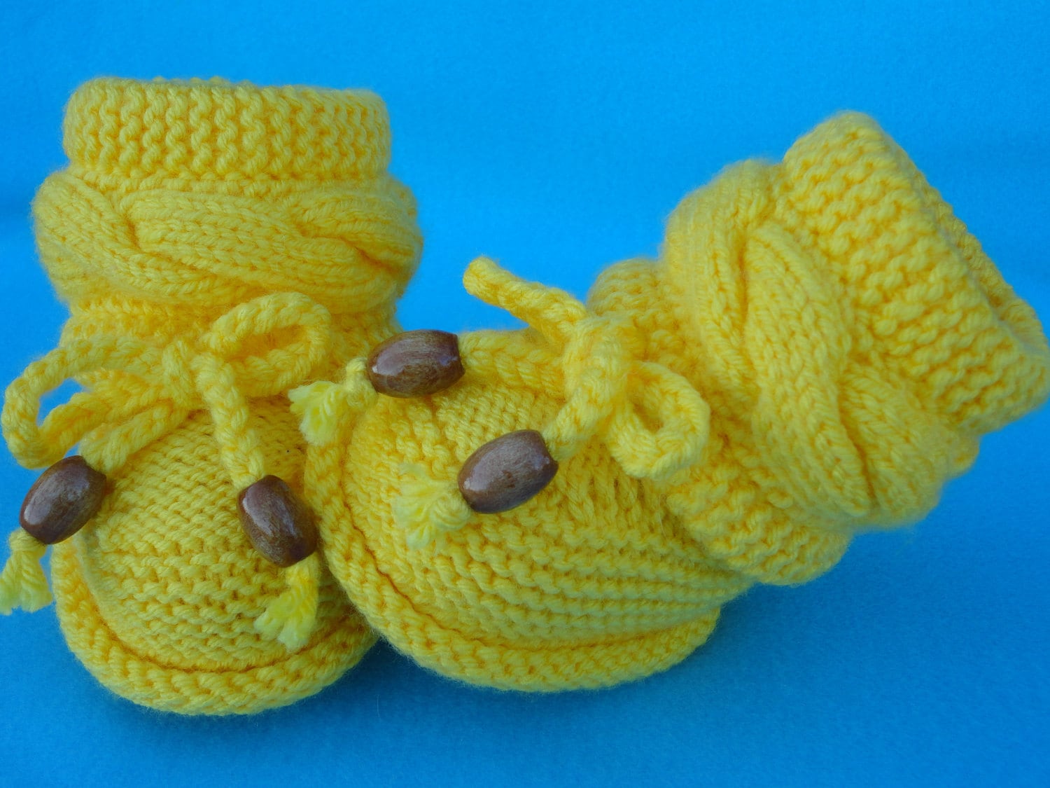 Knitting PATTERN Baby Booties Baby Shoes Pattern Knitted Baby Booties ...