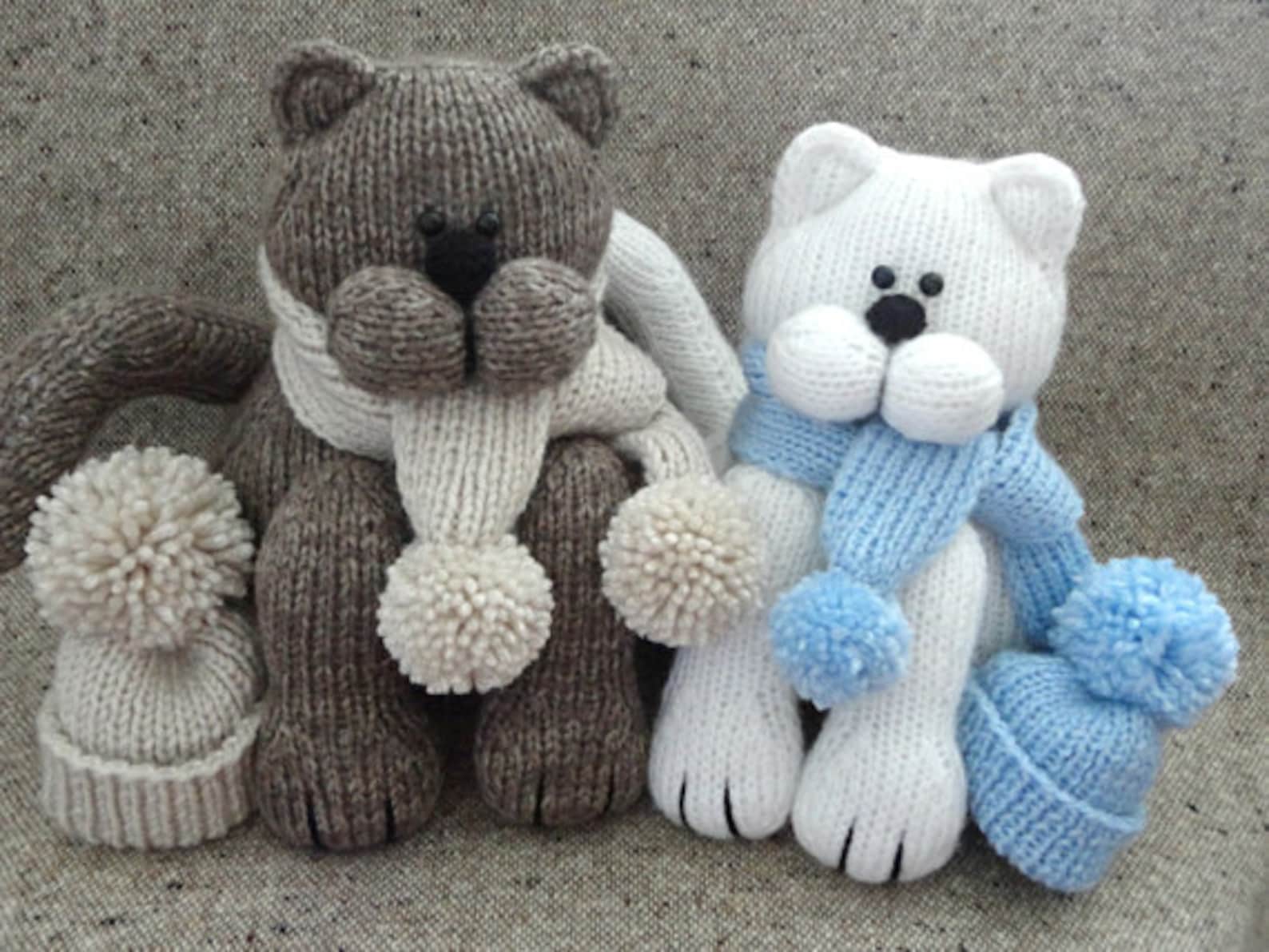 Knitting PATTERN Animal Knit Pattern Cat Animal Patterns | Etsy
