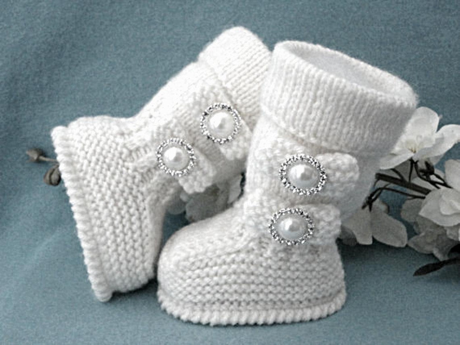Knitting PATTERN Baby Shoes Baby Booties Baby Hat Baby Beanie - Etsy