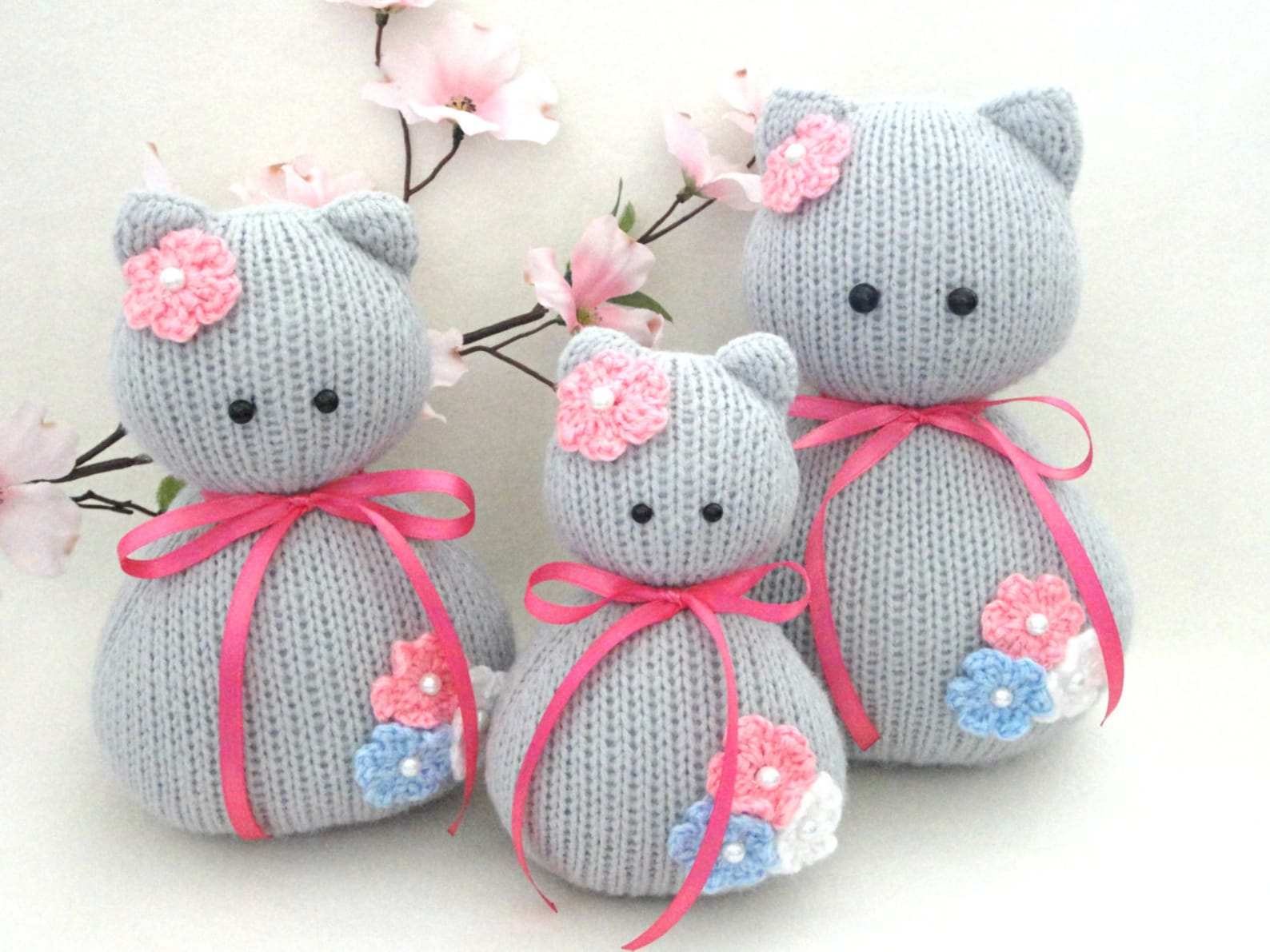 Knitting PATTERN Animal Knit Pattern Cat Animal Patterns Children Toy ...