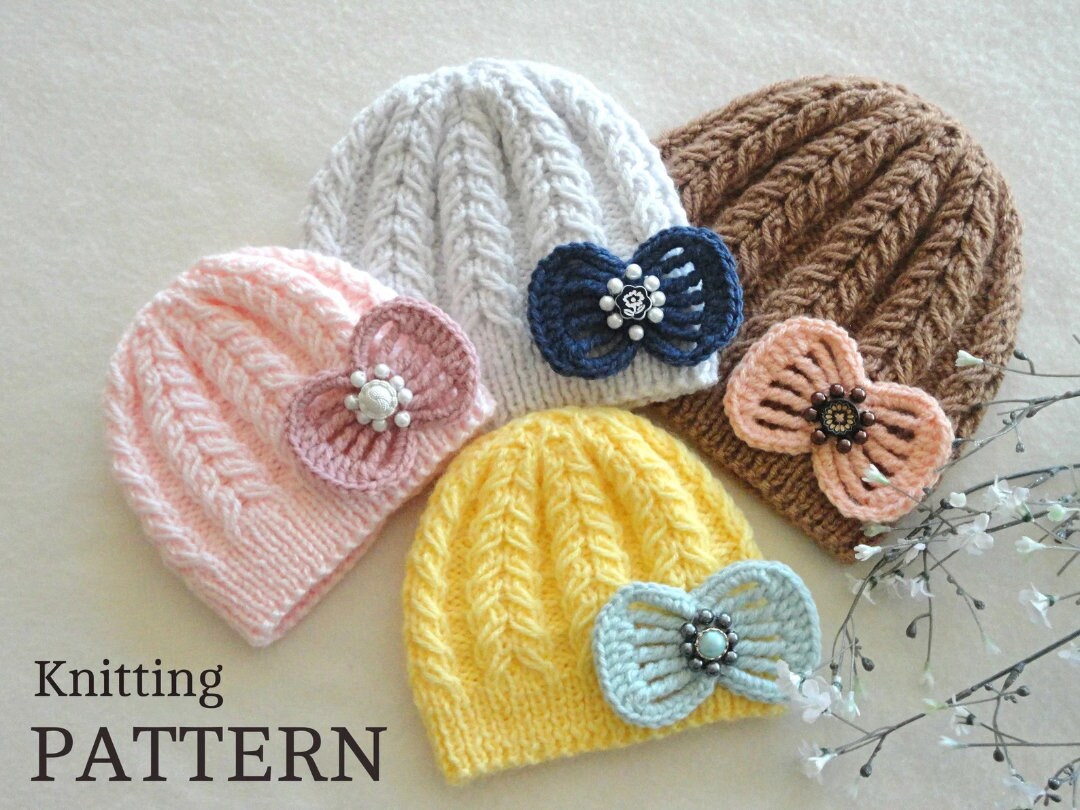 Knitting PATTERN Baby Jacket Knitted Baby Cardigan Baby Hat Baby Beanie ...