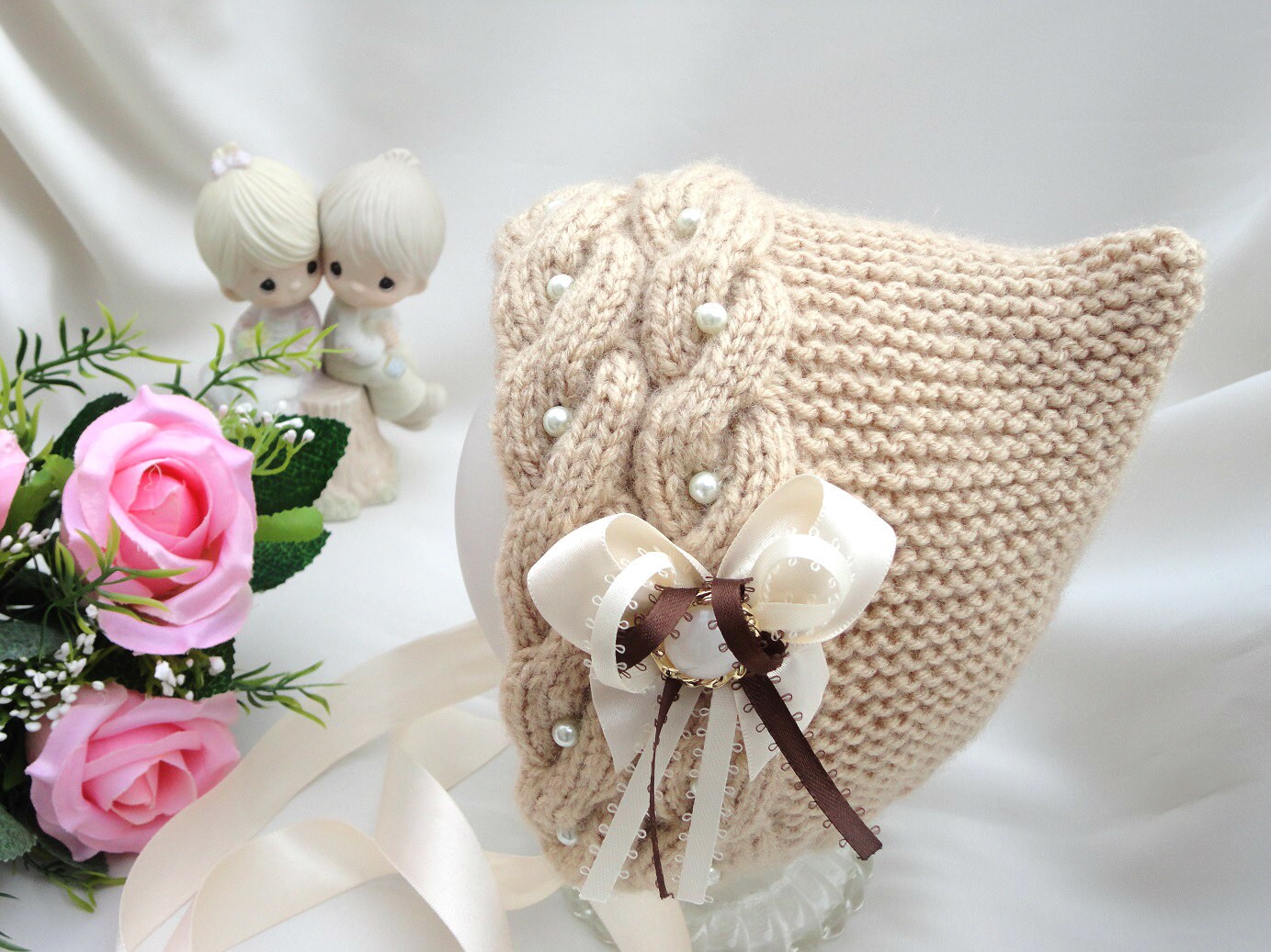 Knitting PATTERN Baby Bonnet Knitting INSTRUCTION Baby Hat - Etsy