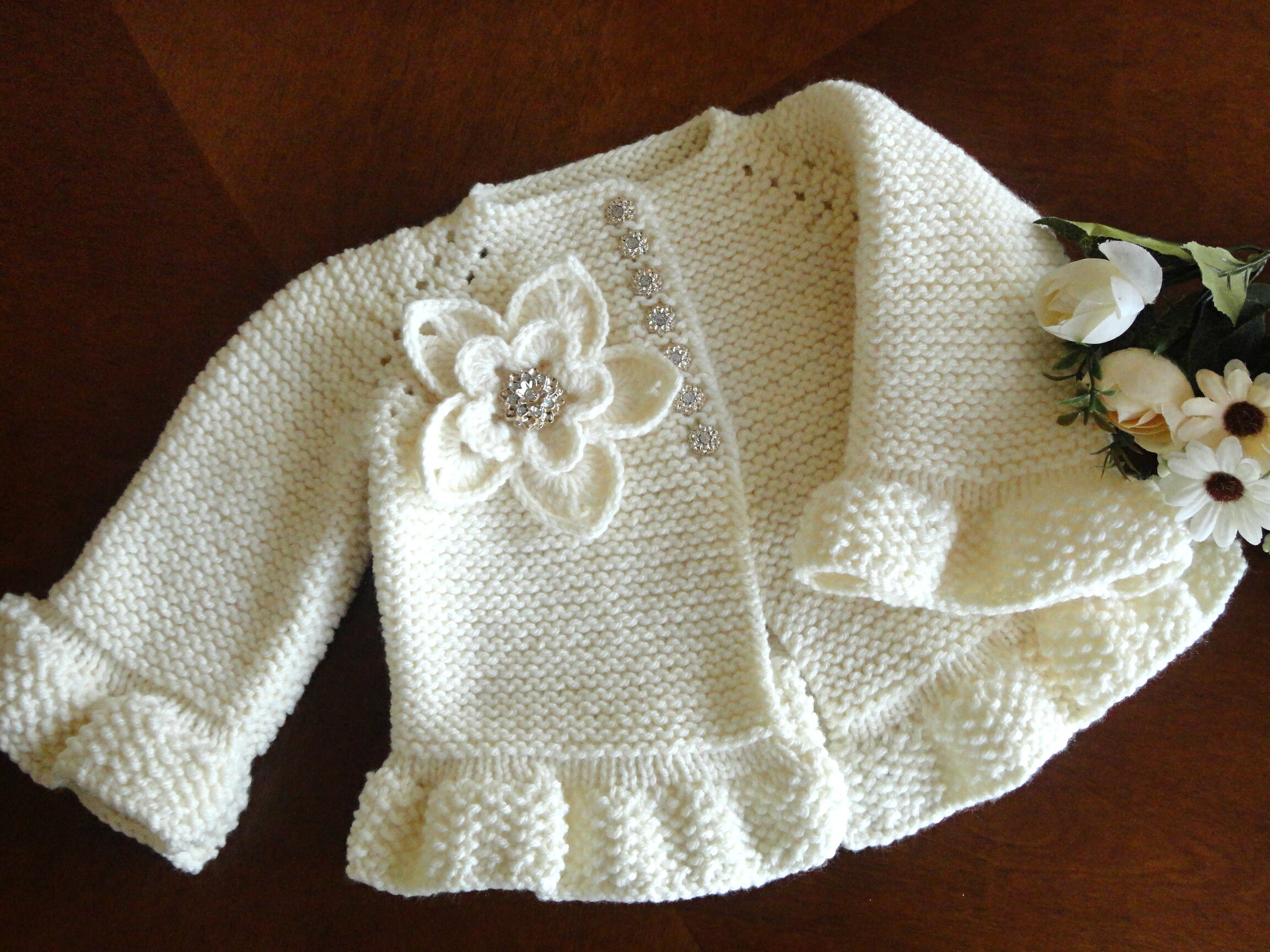 Knitting PATTERN Baby Jacket Baby Cardigan Garter Stitch Knit - Etsy UK