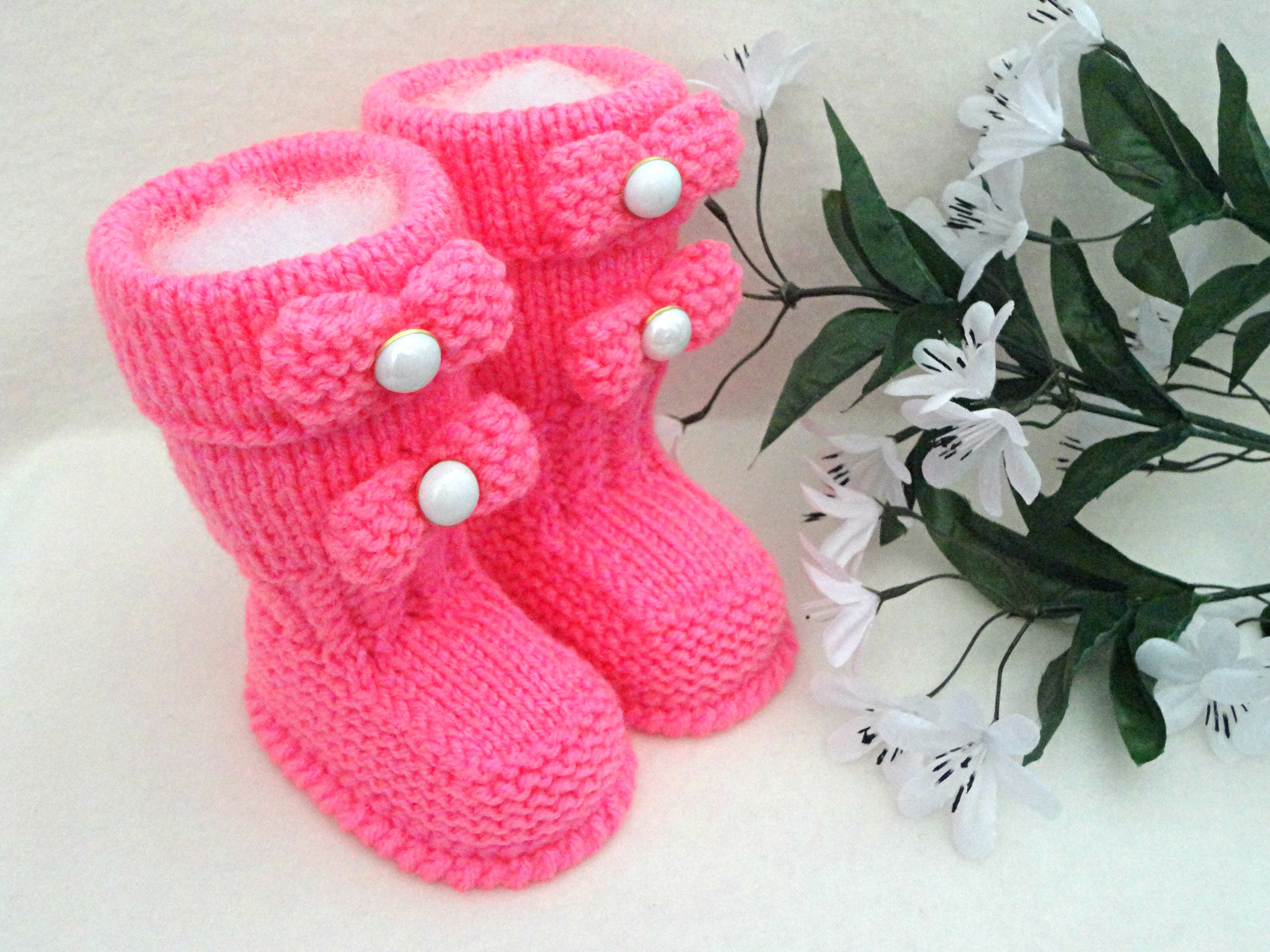Knitting PATTERN Baby Shoes Baby Booties Baby Hat Baby Beanie - Etsy