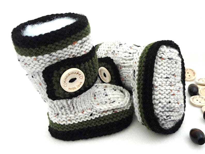 Knitting PATTERN Baby Set Baby Shoes Baby Uggs Pattern Knitted - Etsy