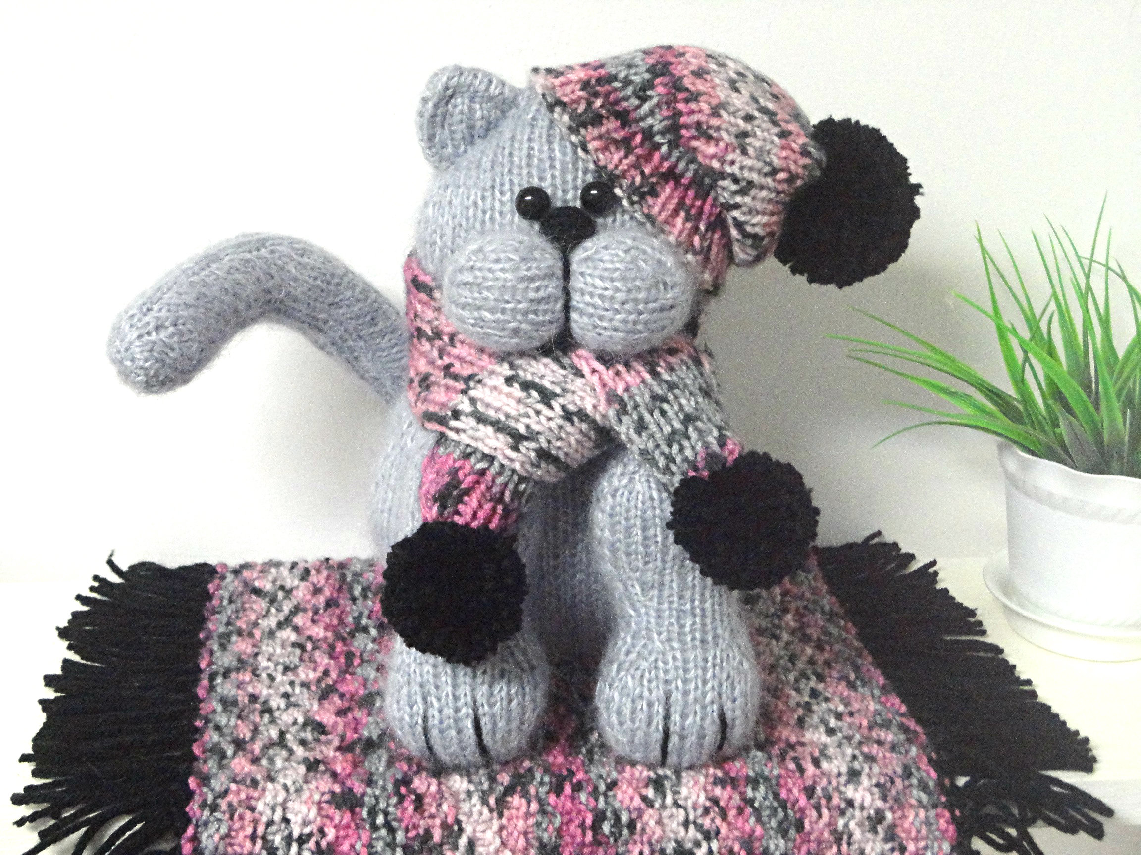 Knitting PATTERN Animal Knit Pattern Cat Animal Patterns | Etsy UK