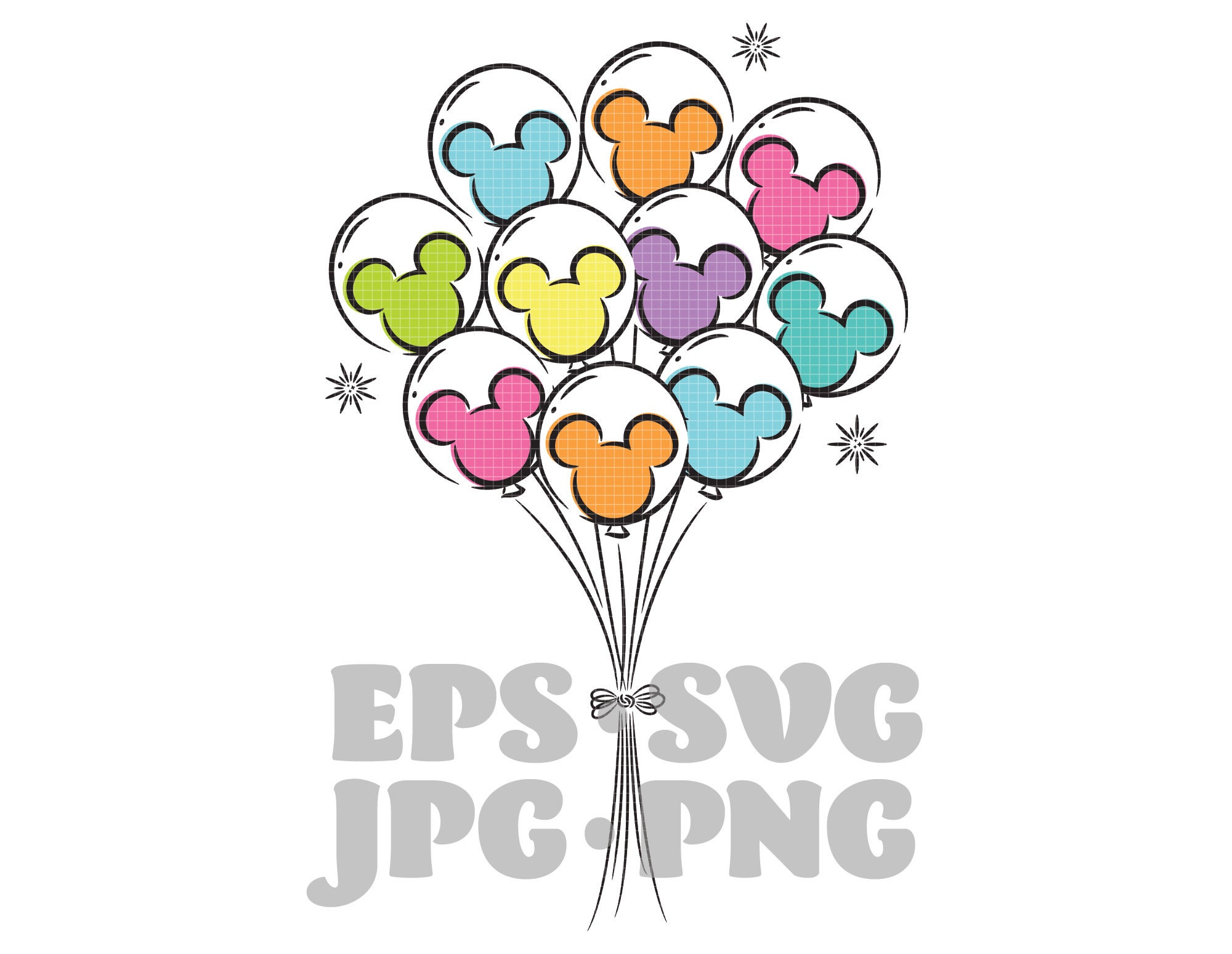 Disney Balloons Clipart