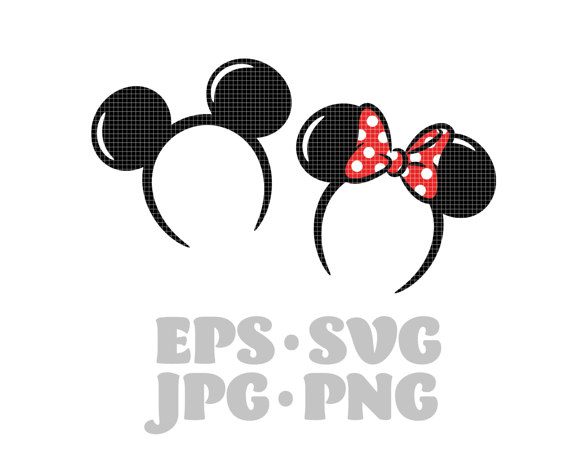 Magic Mouse Ears Headband EPS, PNG, Svg, Jpg - Etsy