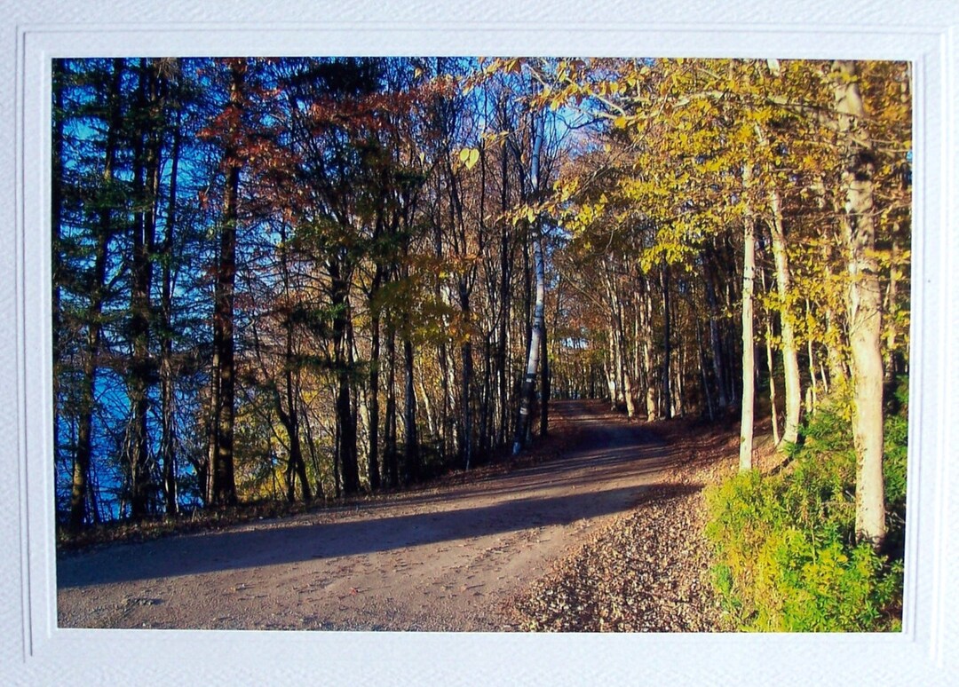 Vermont Autumn Card, New England Photo Notecard, Blank Greeting Card ...