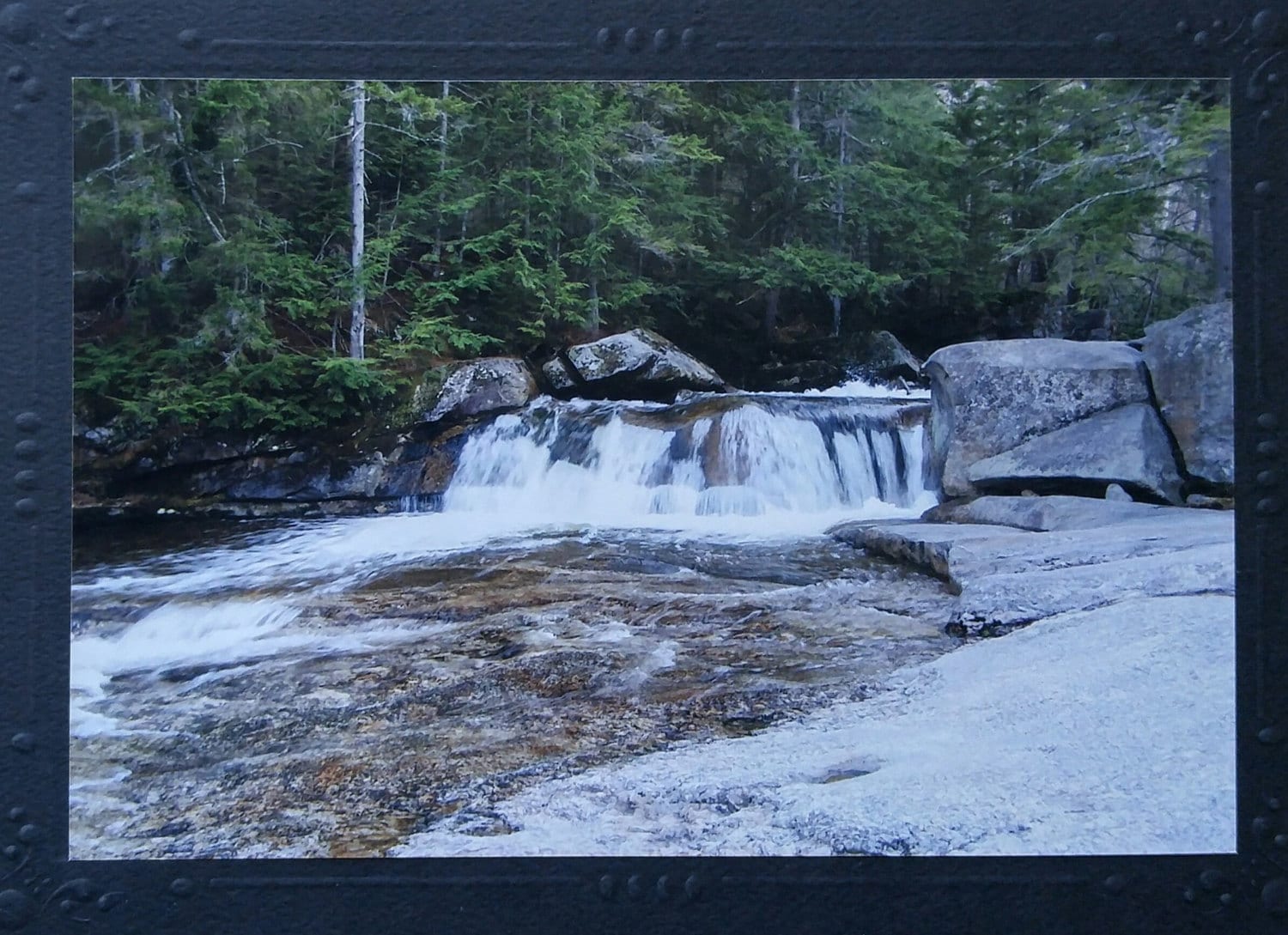 Waterfalls Birthday Card for Nature Lovers, Western Maine Nature Photo ...