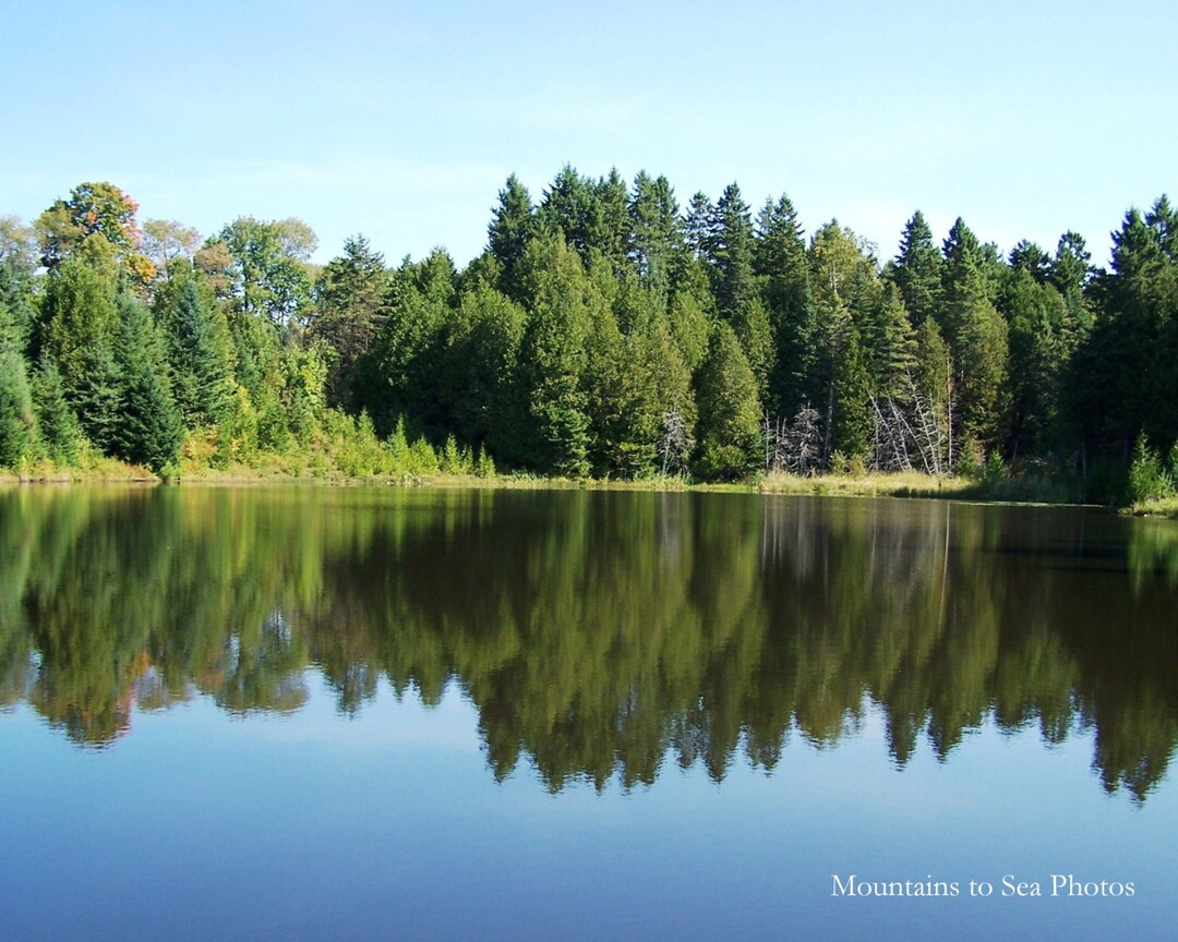 8x10 Landscape Print, Vermont Photography, Lake Photo Nature Lover Gift ...