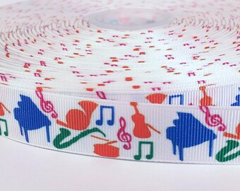 Music note ribbon | Etsy