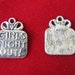 10pc girls Night Out Charms in Antique Silver - Etsy