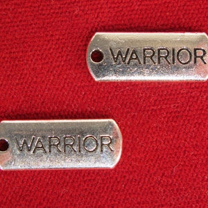 5pc warrior Charms in Antique Silver Style - Etsy