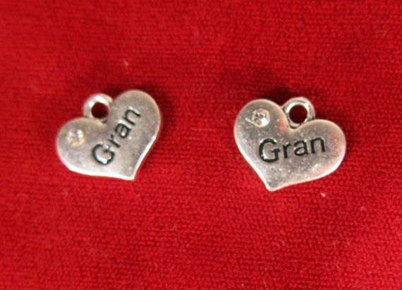 5pc gran Charms in Antique Silver Style BC1057 - Etsy