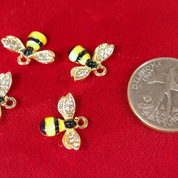 Honey Bee Charms - Etsy