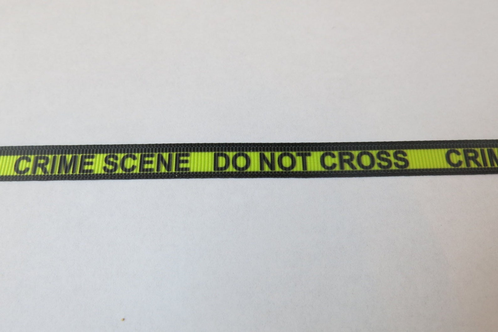 5 Yards of 3/8 Inch crime Scene Grosgrain Ribbon - Etsy