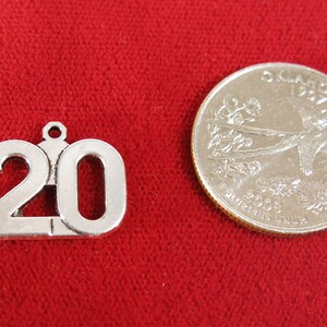 Number Charms - Etsy