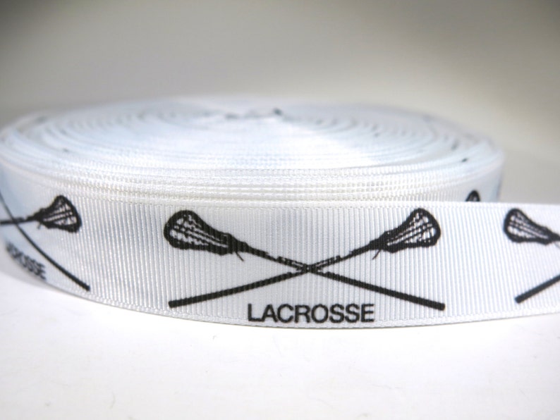 5 Yards of 7/8 Inch lacrosse Grosgrain Ribbon | Etsy